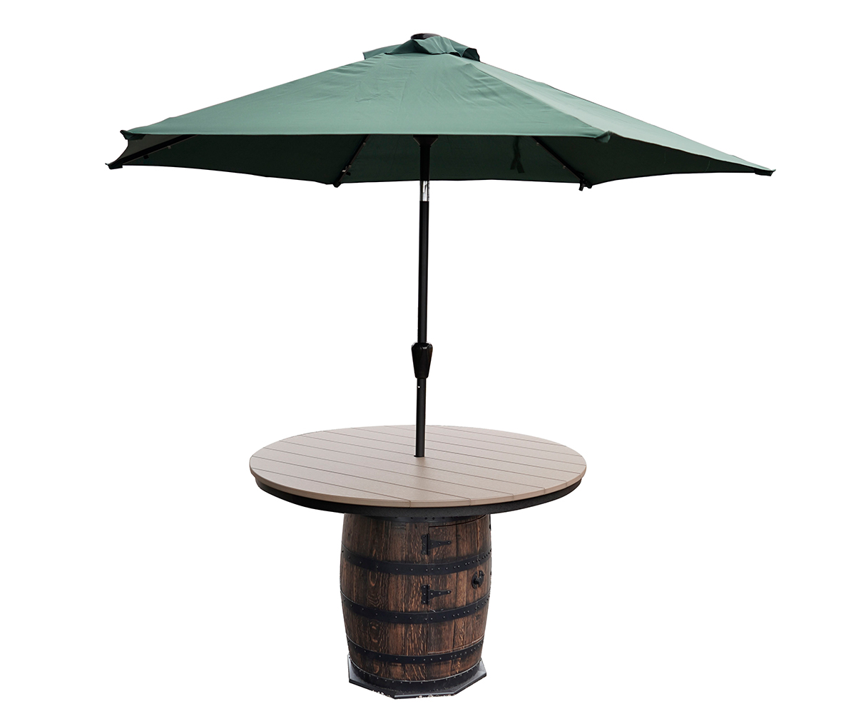 Whiskey Barrel Table | Sawtooth Furniture