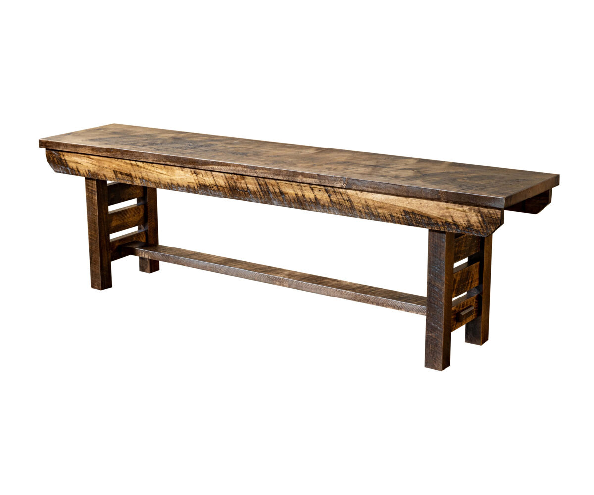 Laramie 60" Trestle Bench | Sawtooth Furniture