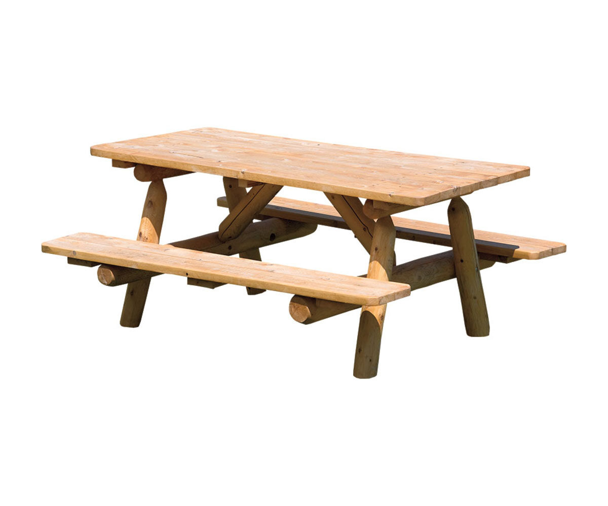 Picnic Table - Attached Benches | Sawtooth Furniture